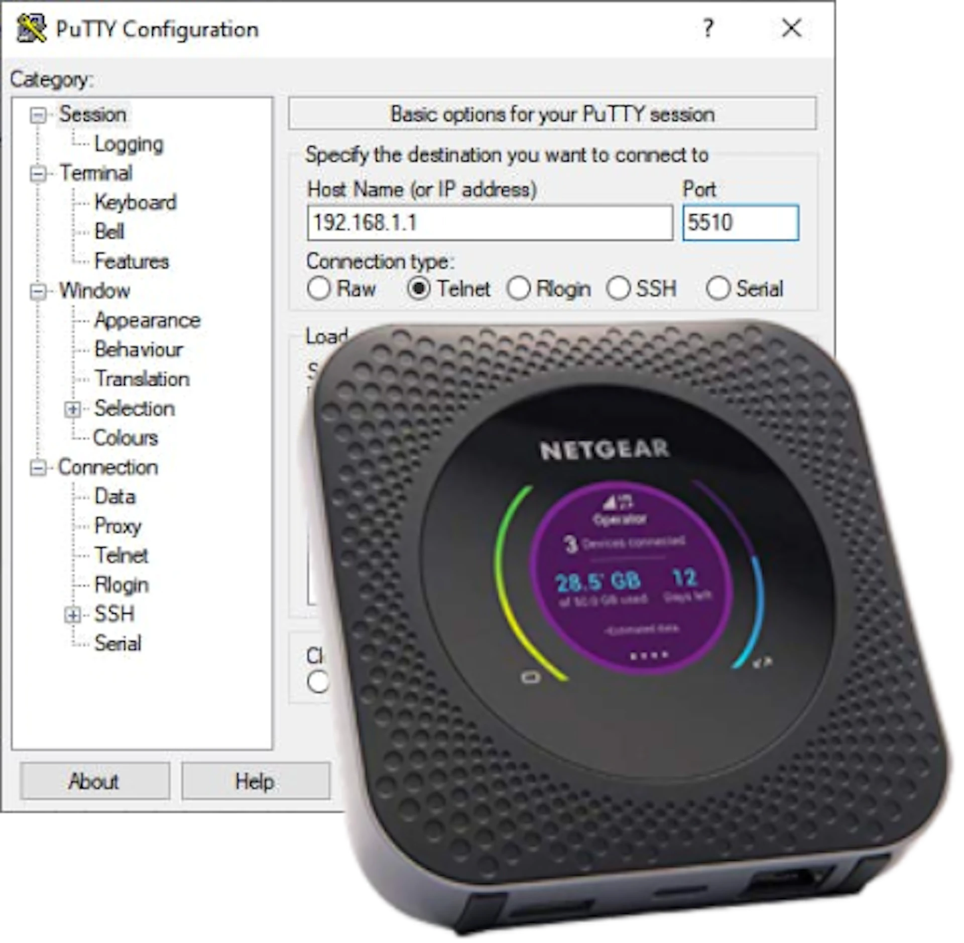 Band Lock Your Netgear Nighthawk M1 (MR1100) Using AT Commands