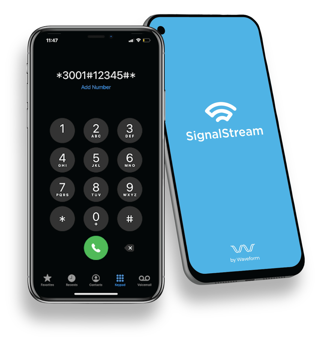 Field Test Mode For iPhones and Android - Waveform